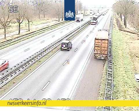 Flinke file vanwege gestrande vrachtwagen A58 bij Moergestel | Oisterwijk Nieuws