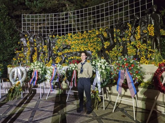 Oisterwijks Scoutinglid bij herdenking in Den Haag | Oisterwijk Nieuws